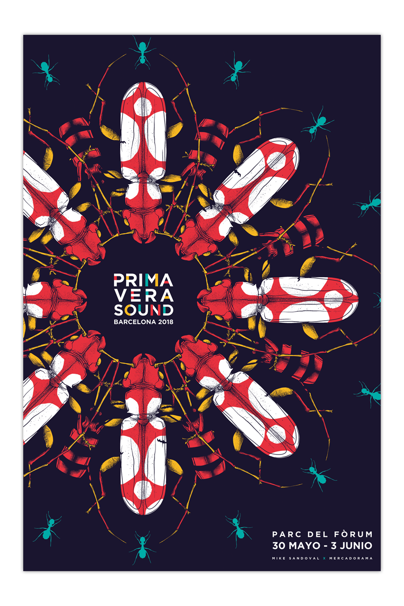 Gig Poster "Primavera Sound 2018" – Mike Sandoval Store