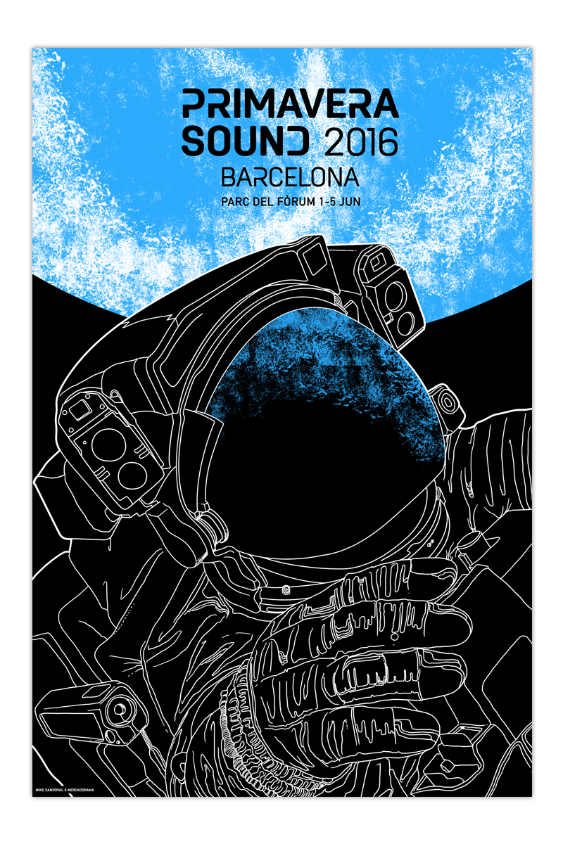 Gig Poster "Primavera Sound 2016" – Mike Sandoval Store